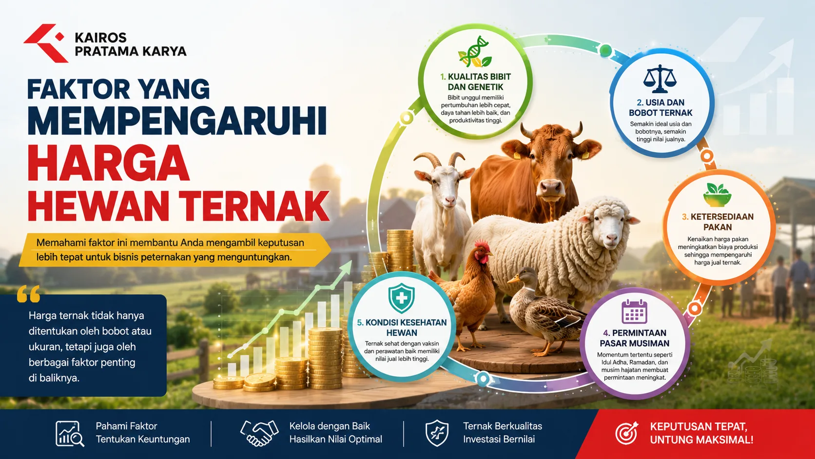 Harga Hewan Ternak Terbaru dan Peluang Usahanya